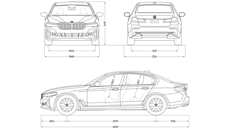 Bmw 5 Series Dimensions 2024 Billye Eleanore